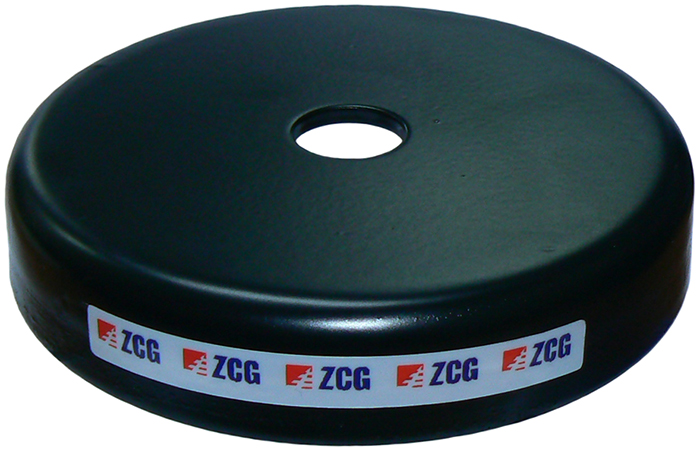 Heavy-duty magnetic roof mount base with protection pad, powdercoated ...