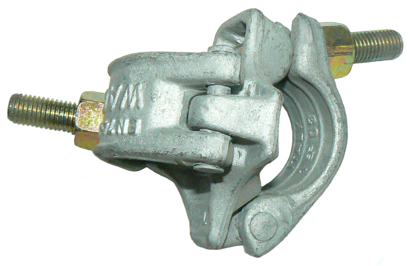 Galvanised fixed right-angle clamp "scaffold clamp" - 48.4mm round ...
